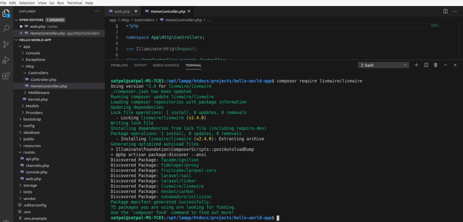 Bootstrap or any js Datepicker with Laravel - Livewire [Solved] - sbsharma